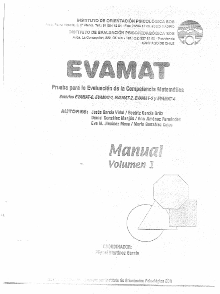 Evamat 0 - Manual | PDF