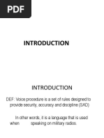 Voice Procedure | PDF | Company (Military Unit) | Radio