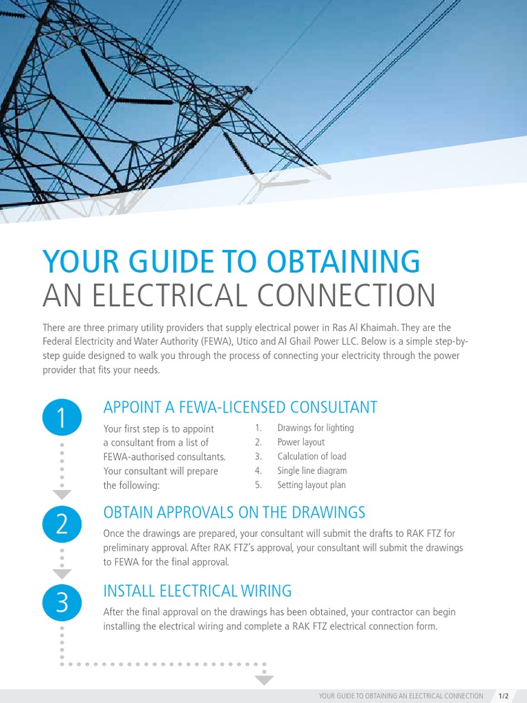 Obtaining an Electricalغ Connection Guide | PDF