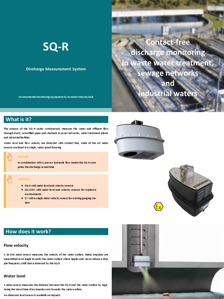 Brochure SQ R 2.41 | PDF | Radar | Sewage Treatment