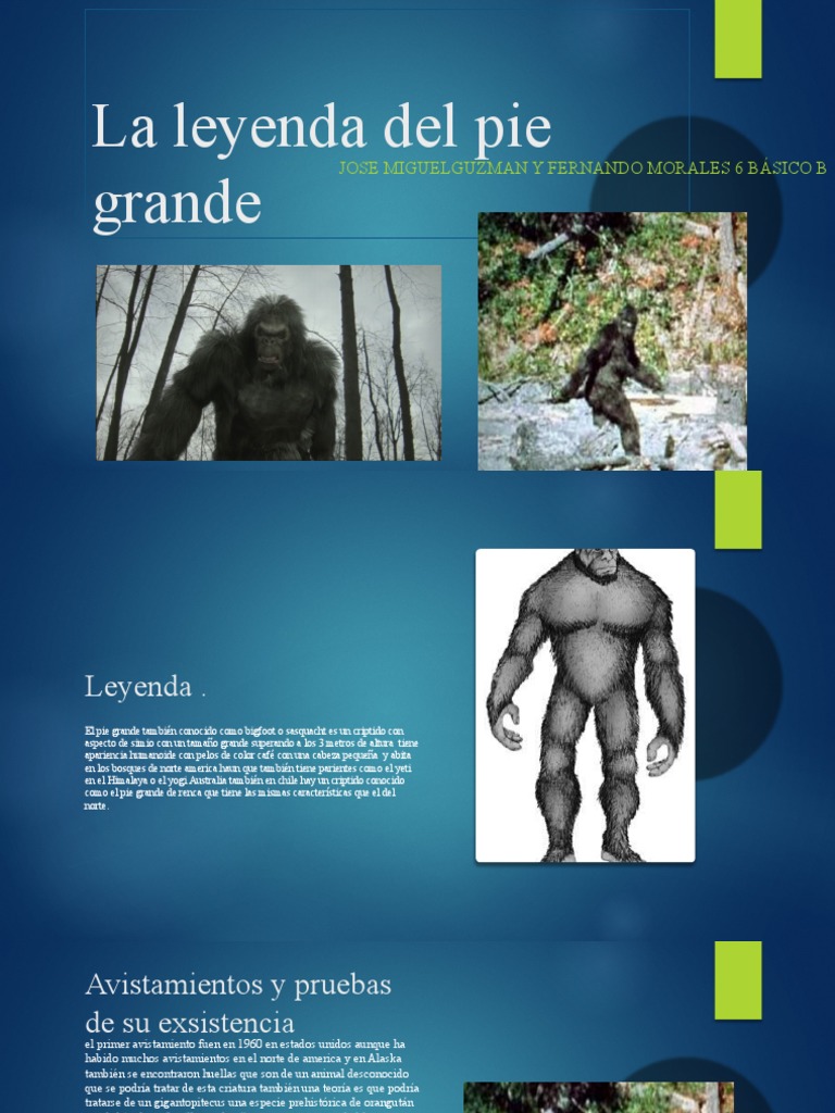 La leyenda del pie grande en América | PDF
