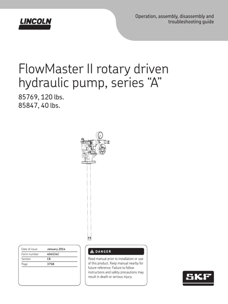 Pompa Lincoln Rotary | PDF | Pump | Valve