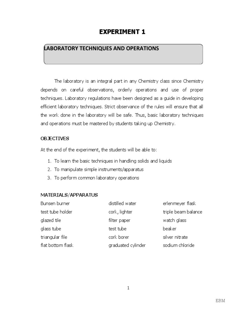 EXPERIMENT-1-Gen-Chem-with-Org-Chem | PDF | Filtration | Precipitation ...