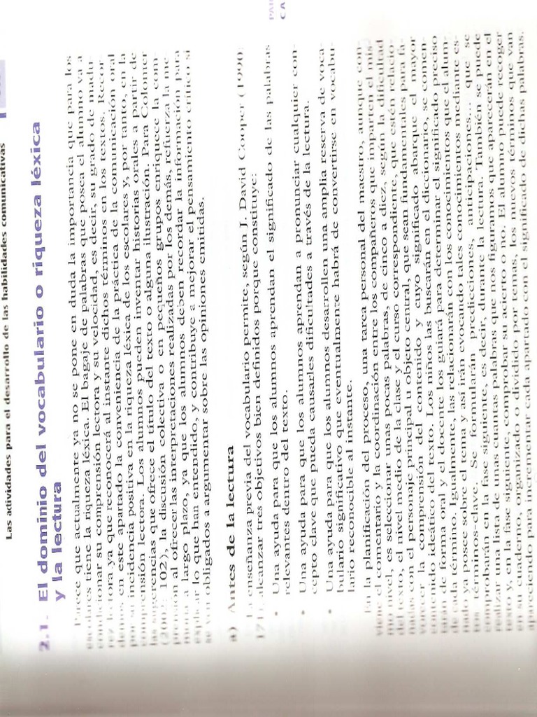 El Dominio Del Vocabulario A. Mendoza 385-388 | PDF