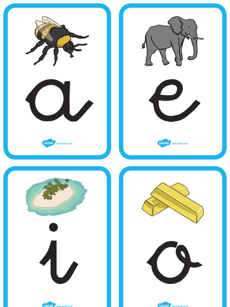 Flashcards Vocales | PDF