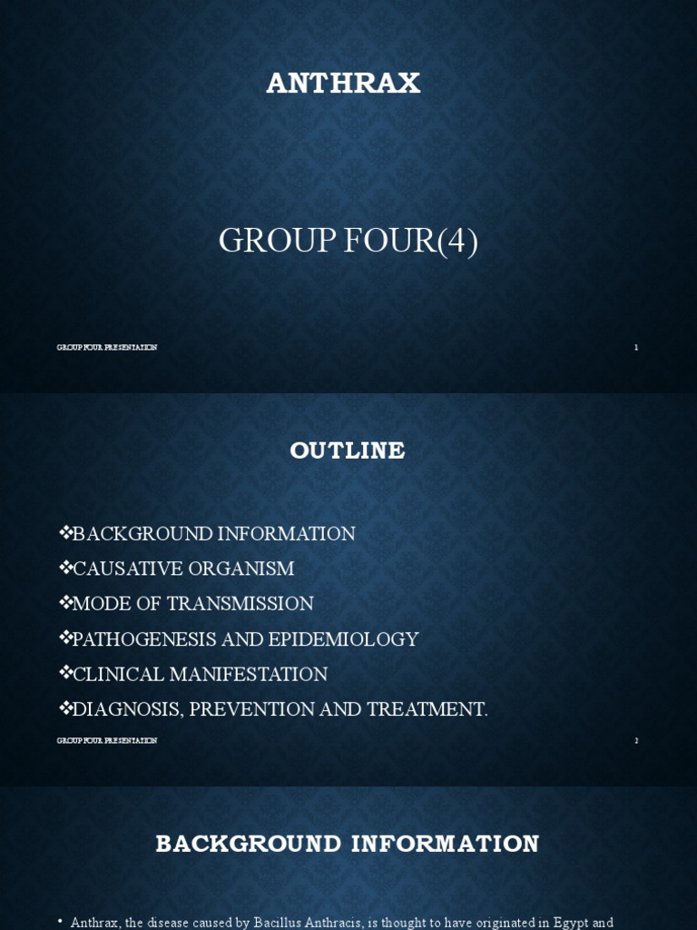 Anthrax | PDF | Anthrax | Causes Of Death