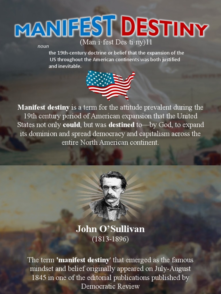 Penjelasan Manifest Destiny Dalam Sejarah Amerika Serikat | PDF