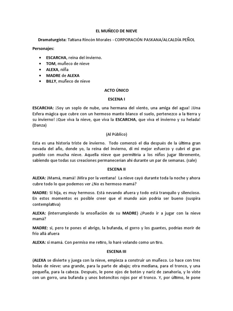 El Hombre de Nieve | PDF | Nieve