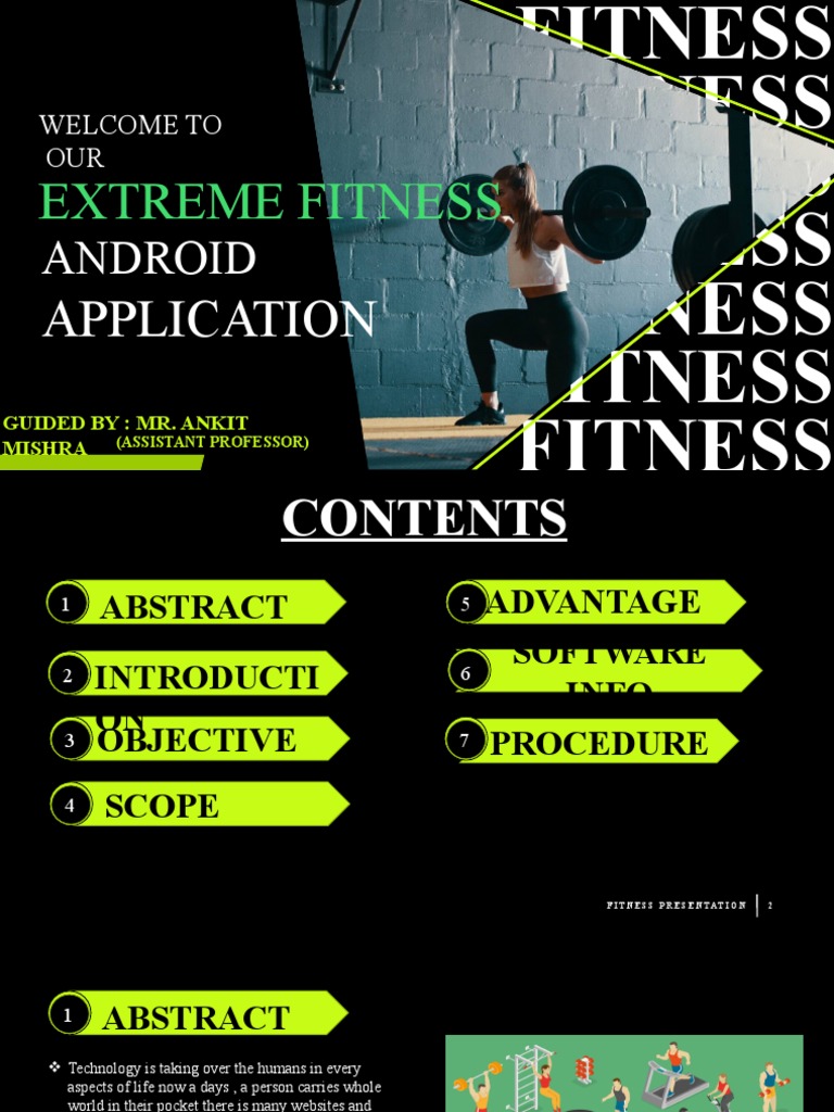 Extreme Fitness: Android | PDF | Physical Fitness | Mobile App