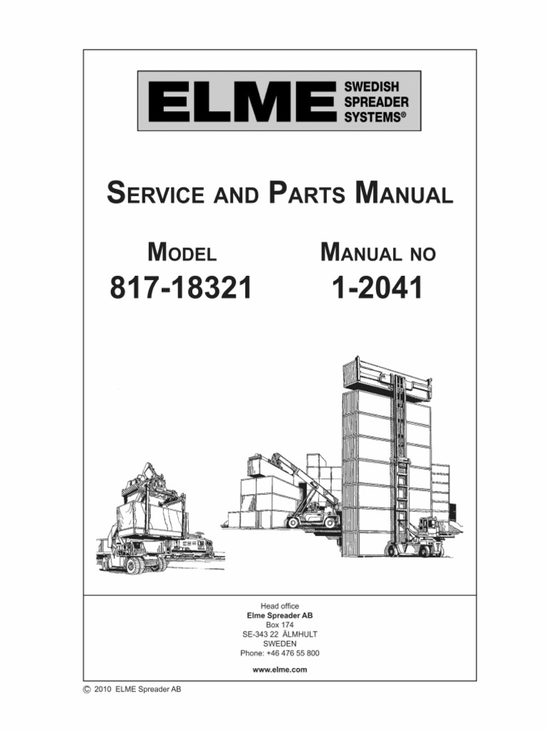 Elme 817 Spreader Parts | PDF