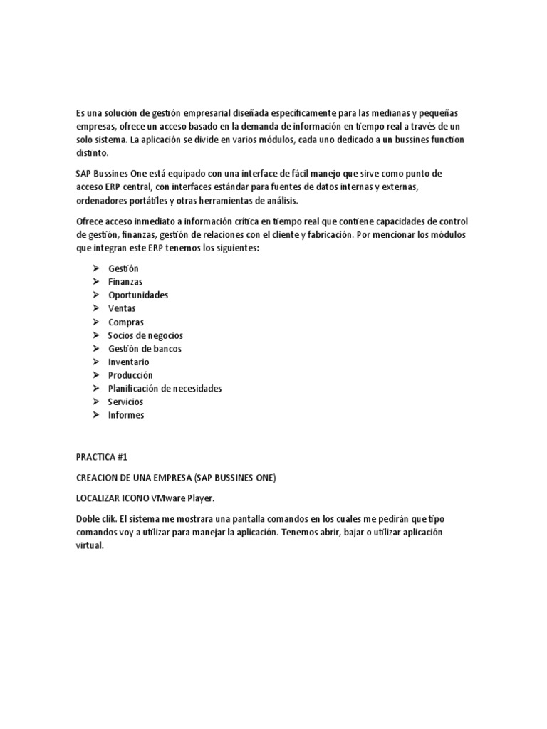 Manual Sap | PDF | Usuario (informática) | Planificación de recursos ...