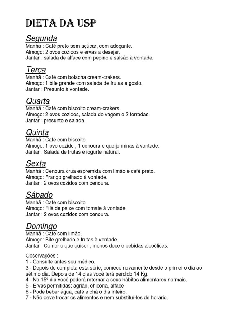 Dieta | PDF