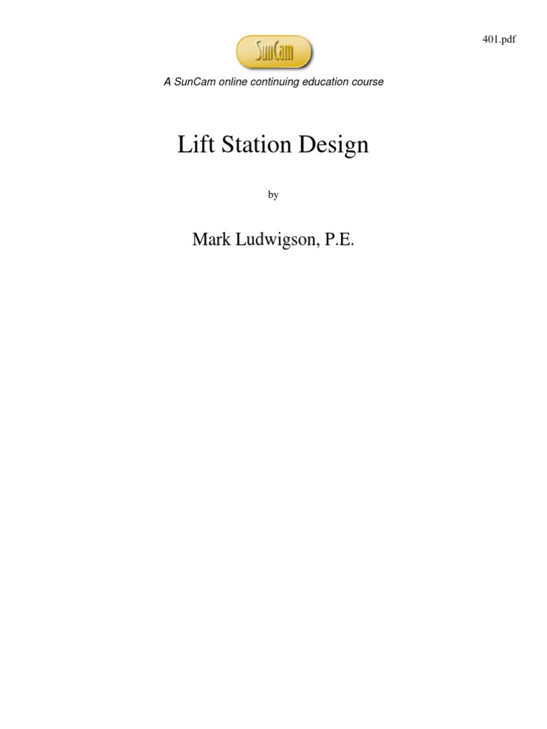 Sewage Lift Station Design | PDF | Pumping Station | Sanitary Sewer
