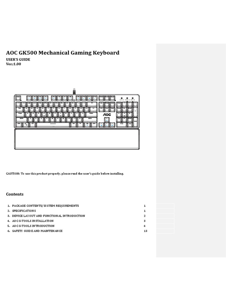 GK500 - Users Guide - English - For G-Tools (Updated) | PDF | Computer ...