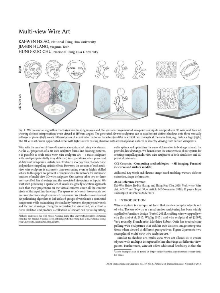 Multi View Wire Art | PDF | 3 D Computer Graphics | Voxel