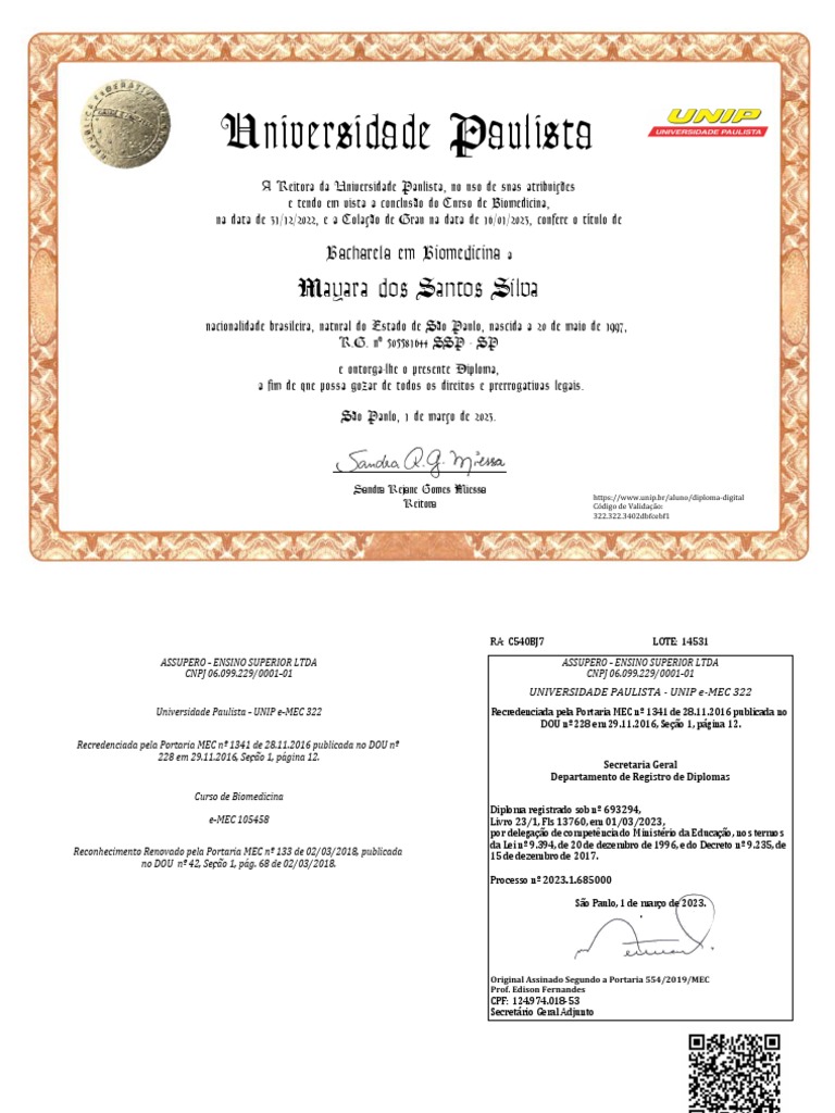 Modelo de Diploma | PDF