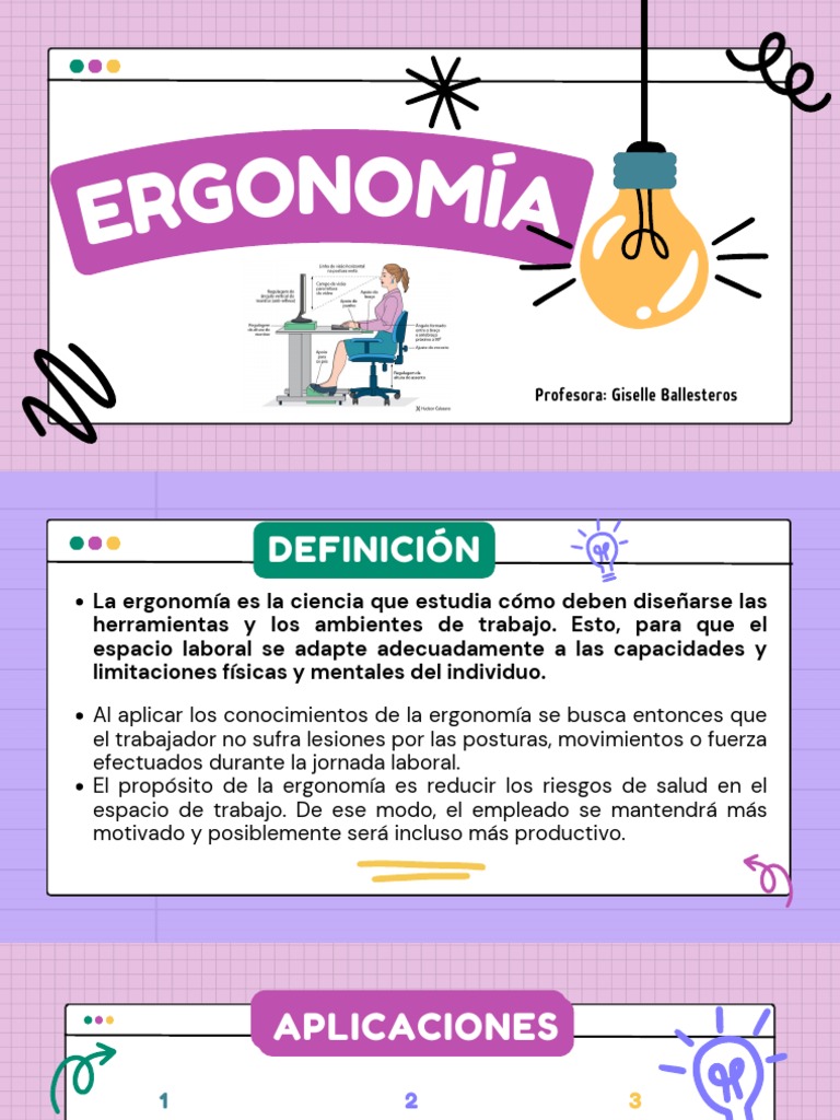 Ergonomía | PDF