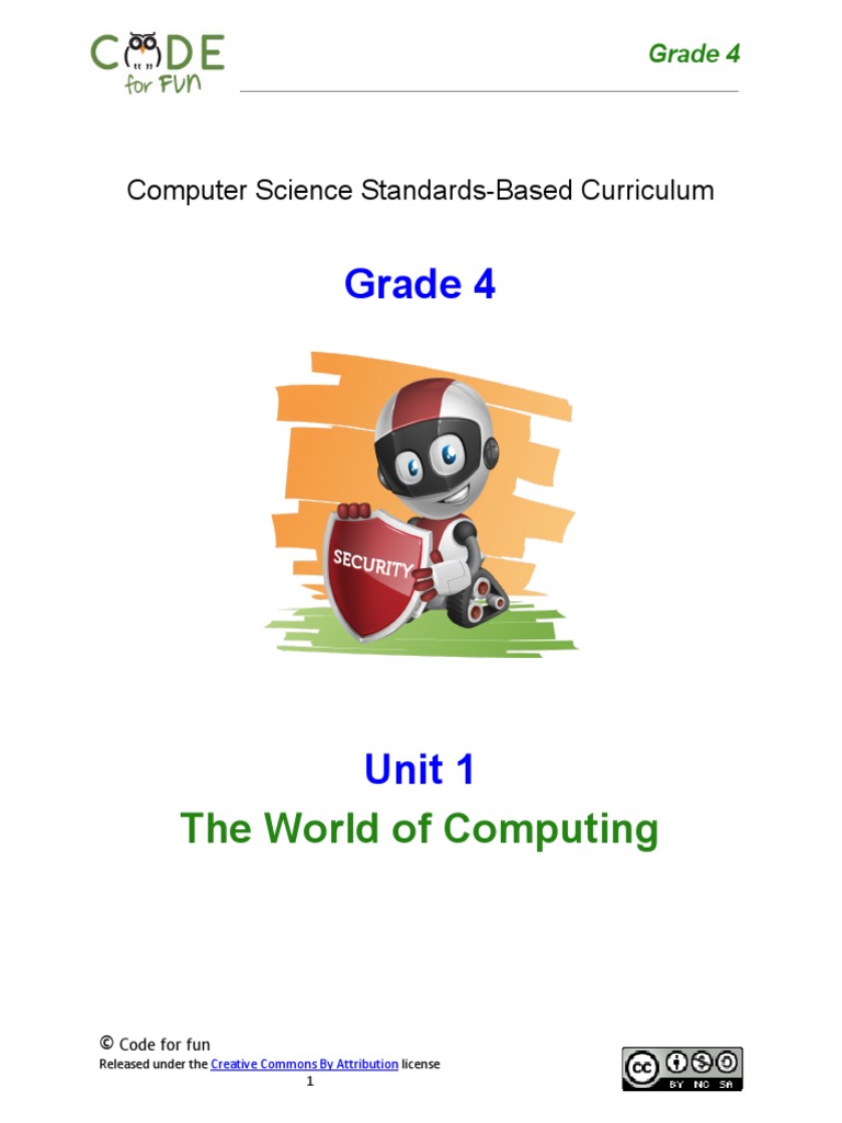 Grade 4 Unit 1 | PDF | Programming | Computer Program