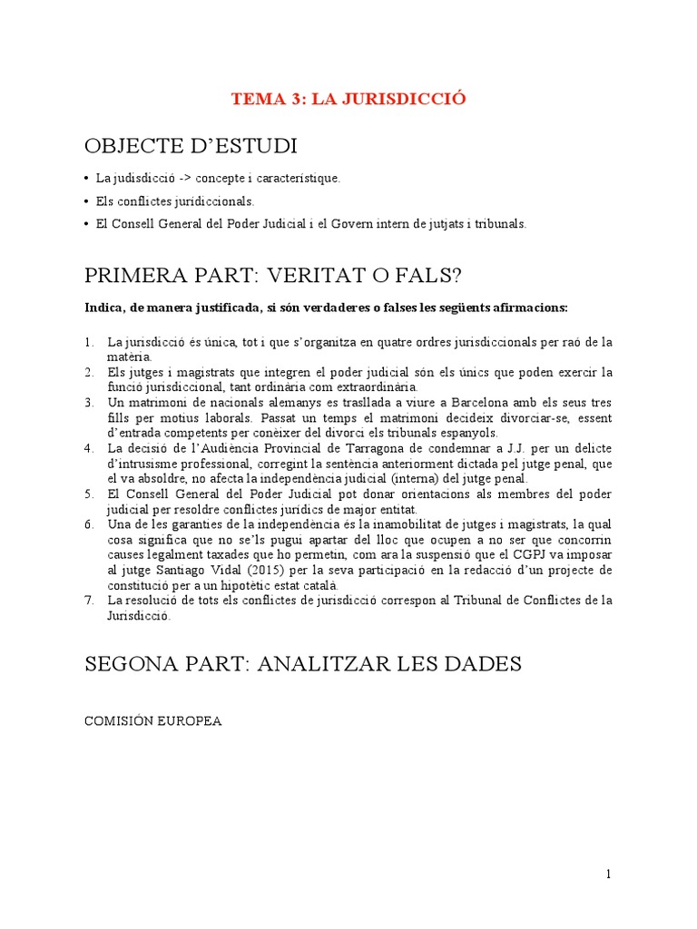 Pràctica 3 Dret Processal | PDF