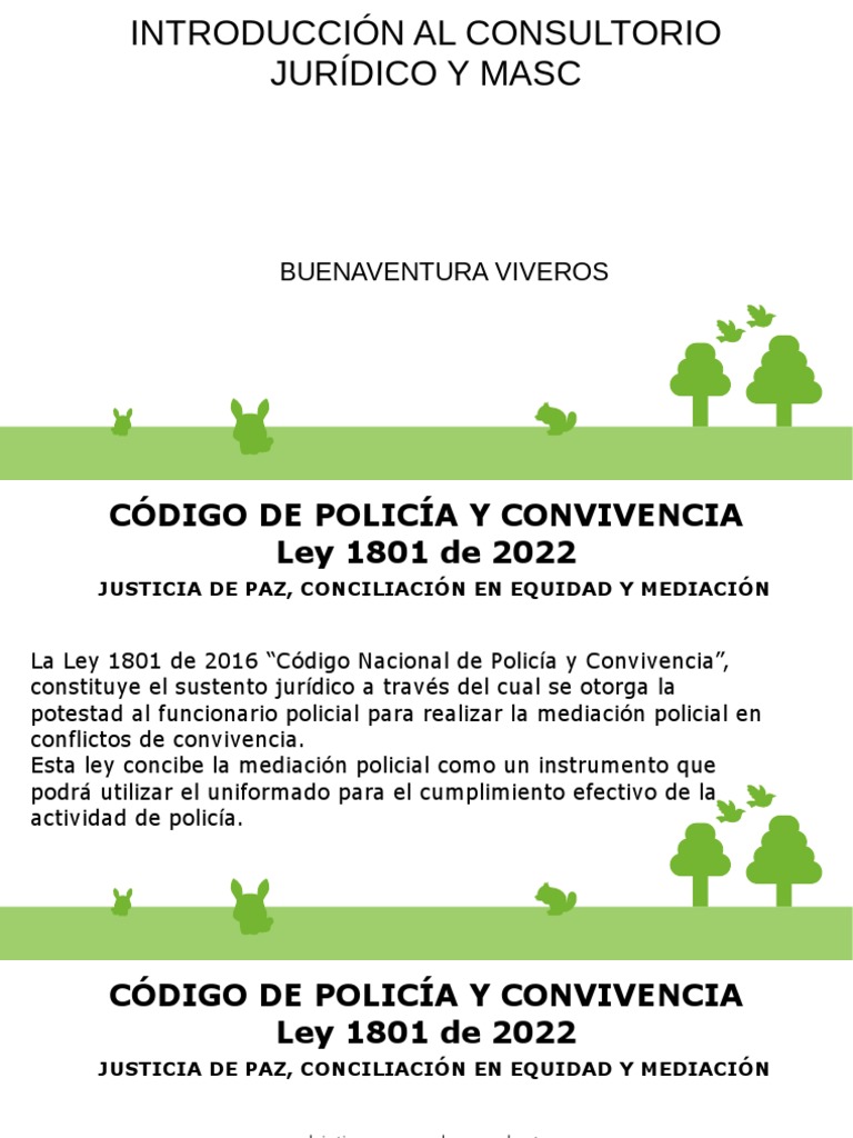 Codigo De Policia Pdf Mediación Policía