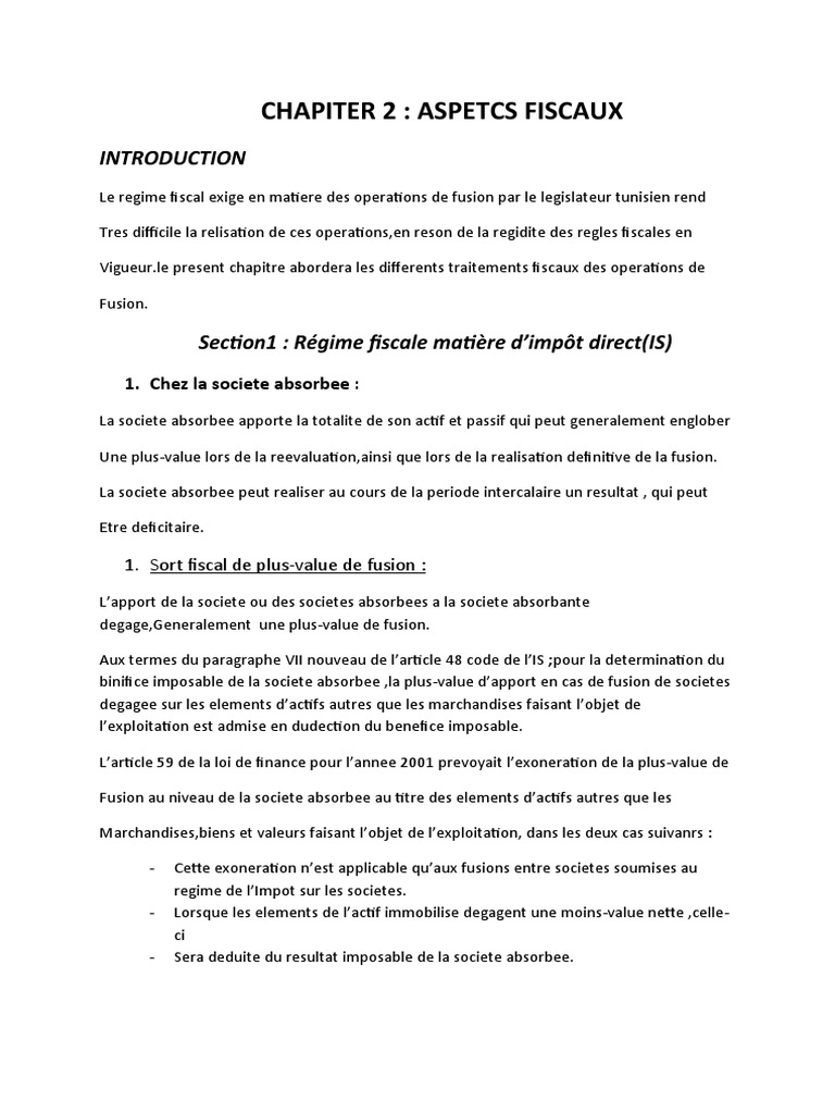 Fiscale | PDF | Plus-value | Taxe sur la valeur ajoutée