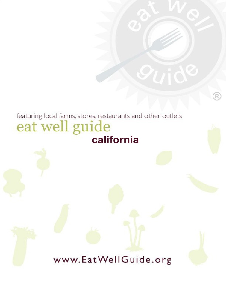 California - Eat Well Guide | PDF | Breads | Bakery