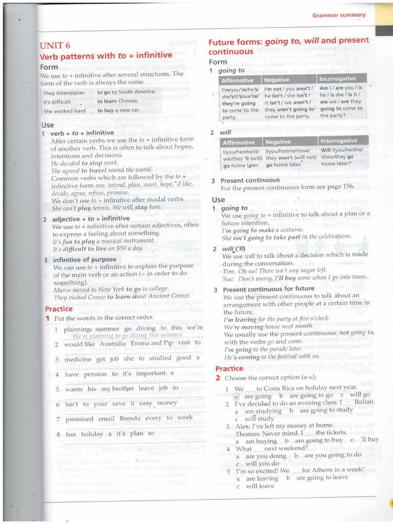 Grammar Unit 6-9 Life A2-B1 | PDF | Subject (Grammar) | Cognitive Science