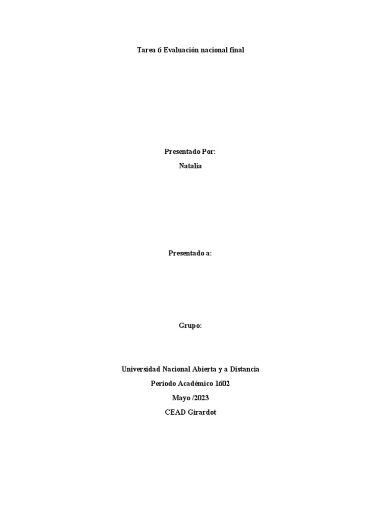 Tarea NATALIA Q | PDF | Topografía | Tecnología geográfica