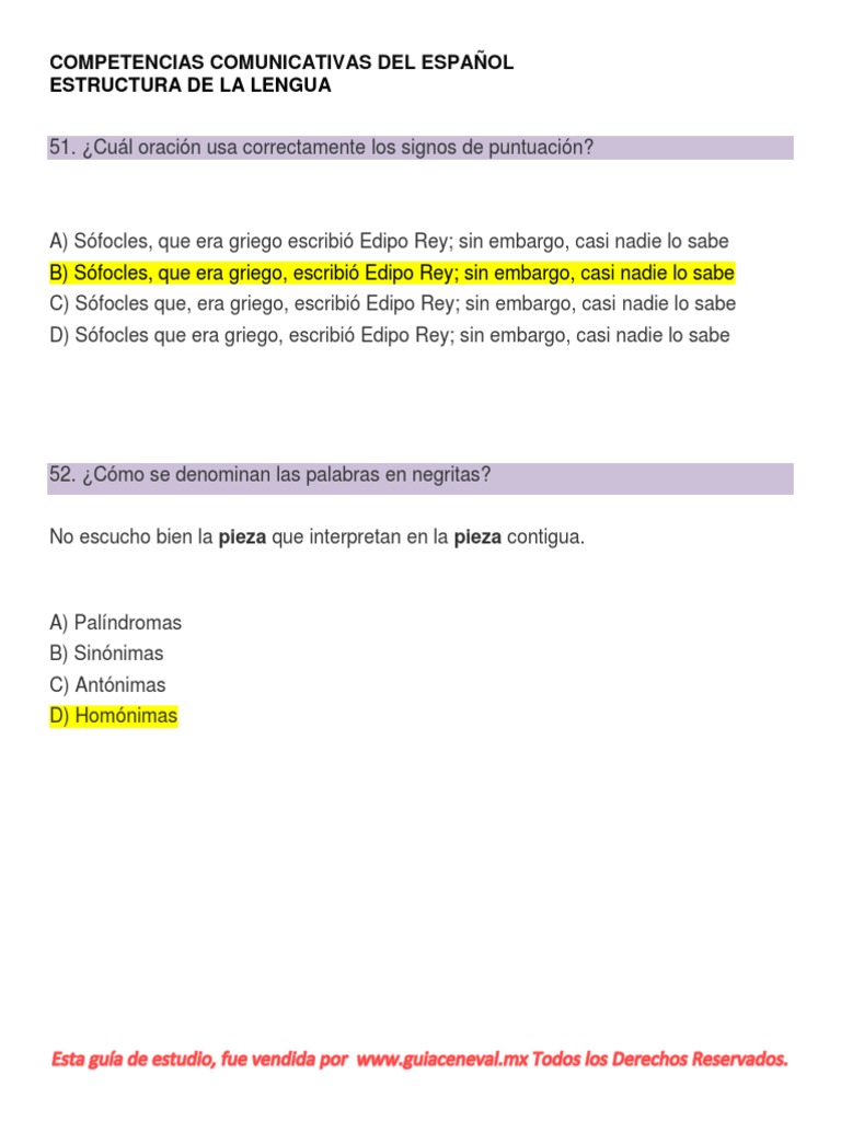 Estructura de La Lengua | PDF