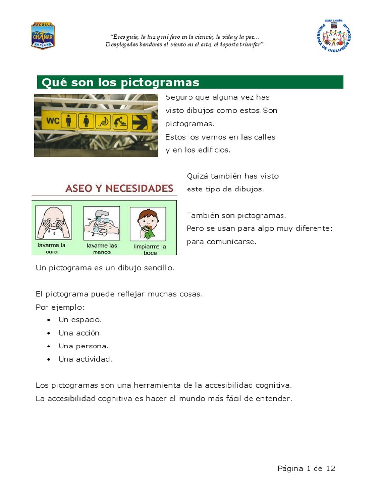 Guía para Aprender Sobre Los Pictogramas | PDF | Ciencia cognitiva