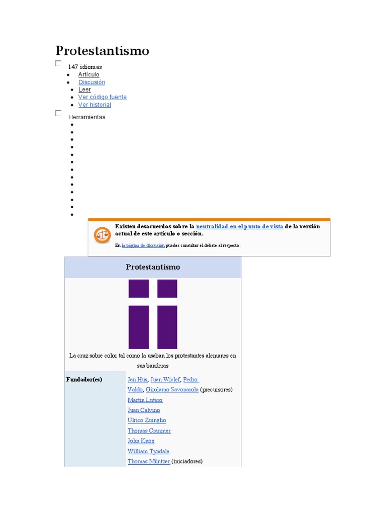 Protestantismo | PDF | protestantismo | Martin Luther