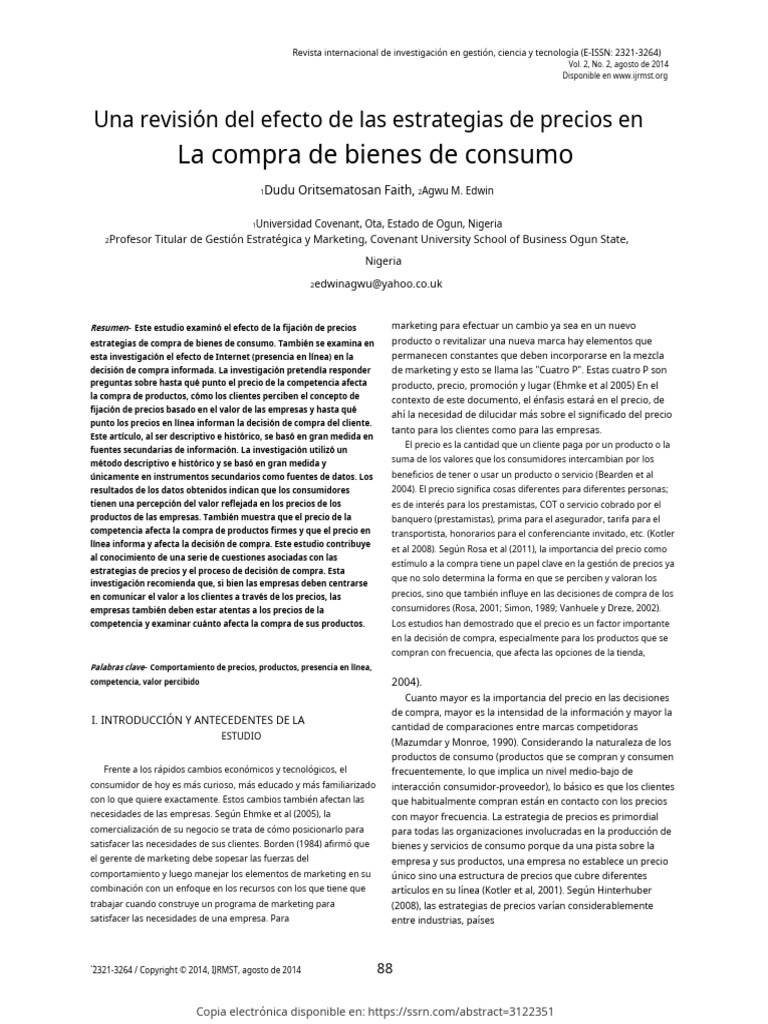 Lectura Final Epi. Español | PDF | Marketing | Precios