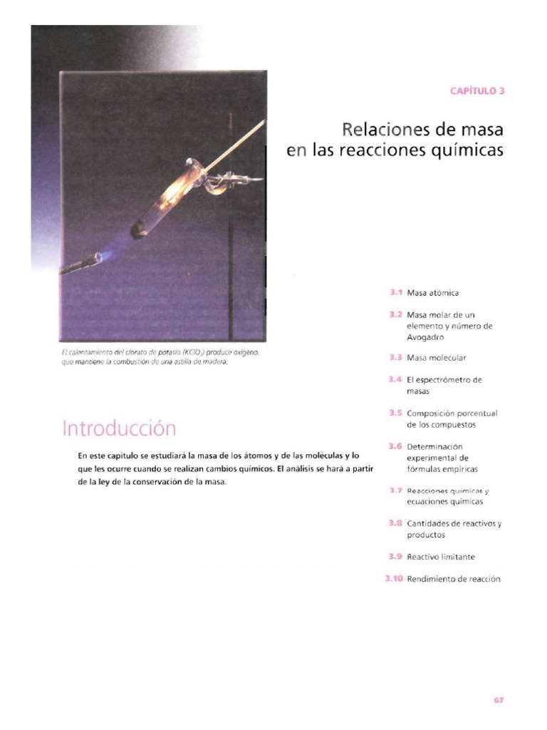 01 átomos Moles Y Moléculas Pdf Pdf