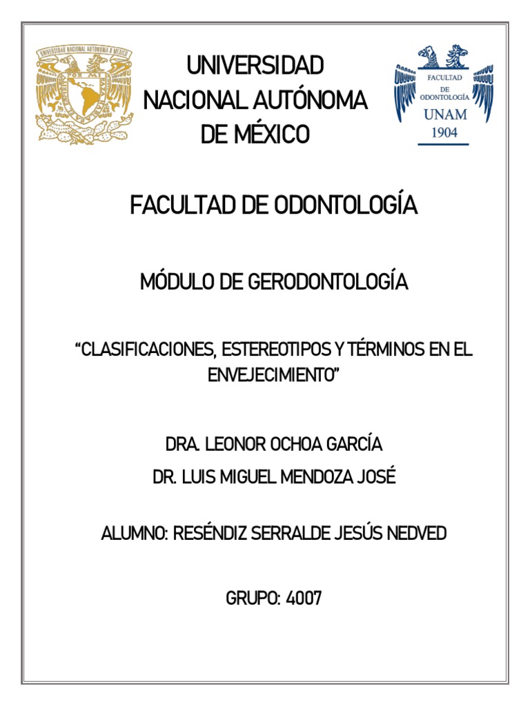 Tarea 1 Gero | PDF | Vejez | Adultos