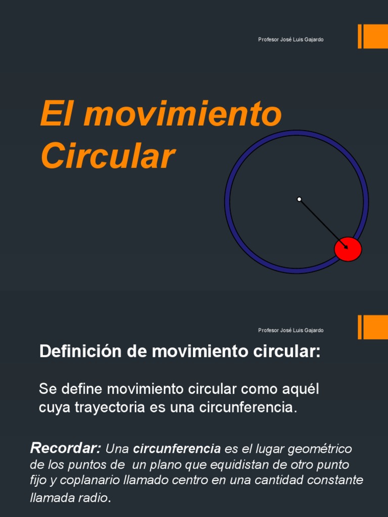Movimiento Circular Uniforme | PDF | Velocidad | Aceleración