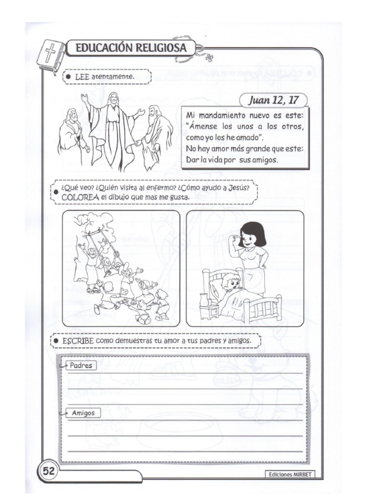 Ficha Religion 2 y 3 | PDF