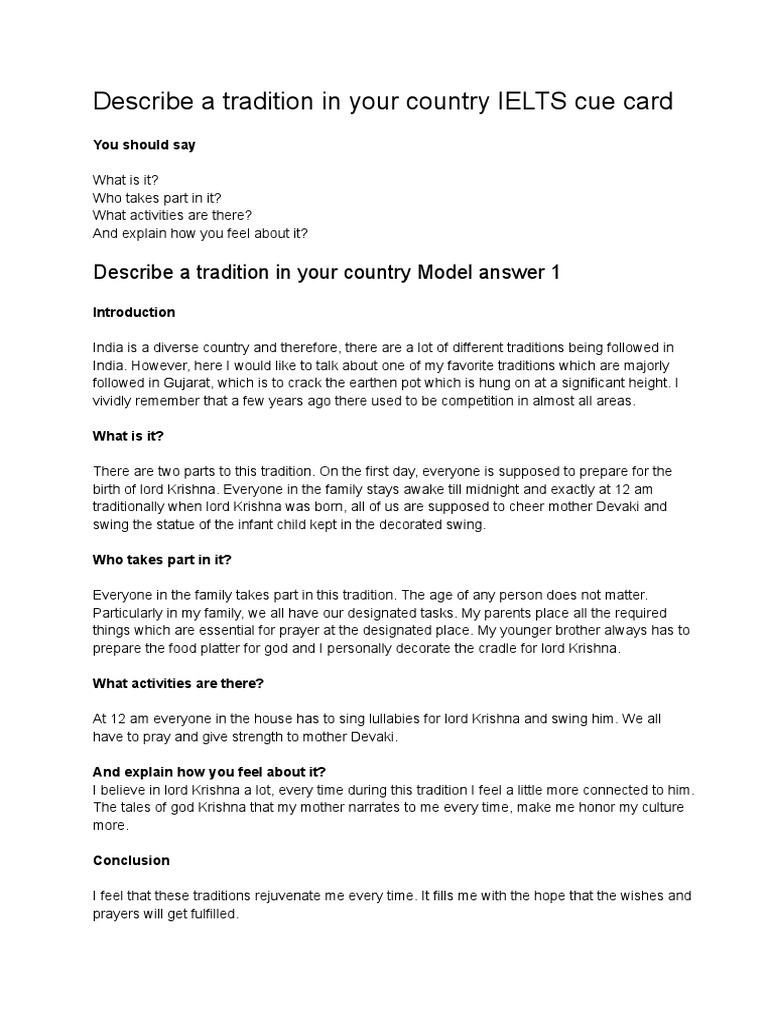 Ielts Speaking Part 2 Questions and Answers PDF 8 8fc472e37a | PDF ...