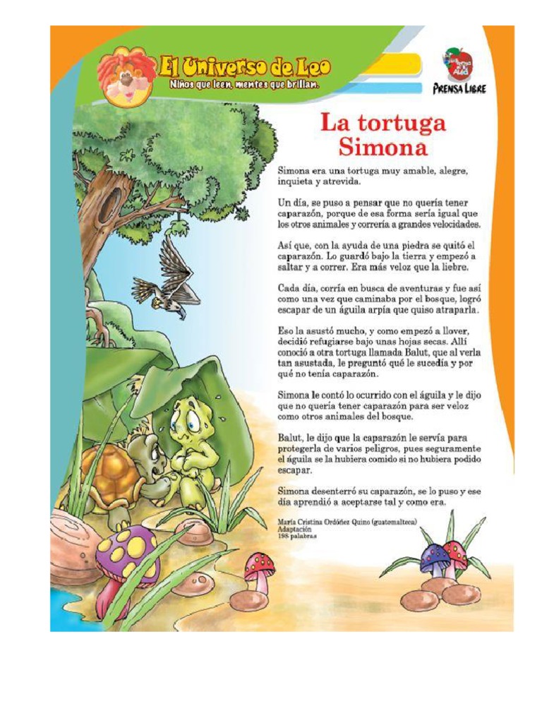 Cuento De La Tortuga Ramona Pdf