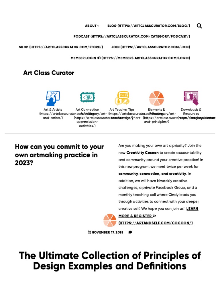 The Ultimate Collection of Principles of Design Examples and ...