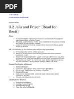 6 - Classification of Prisoners | PDF | Prison | Detention (Imprisonment)