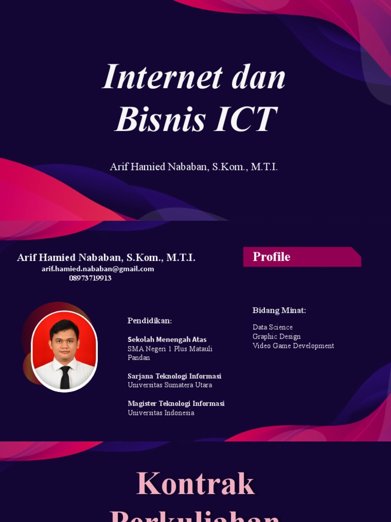 Internet Dan Bisnis ICT-1 | PDF | Komputer