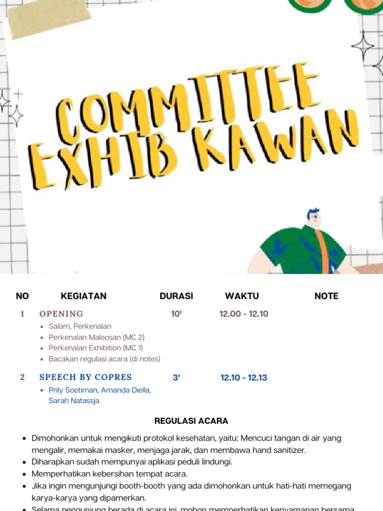 Contoh Cue Card Untuk MC | PDF | Griya & Taman