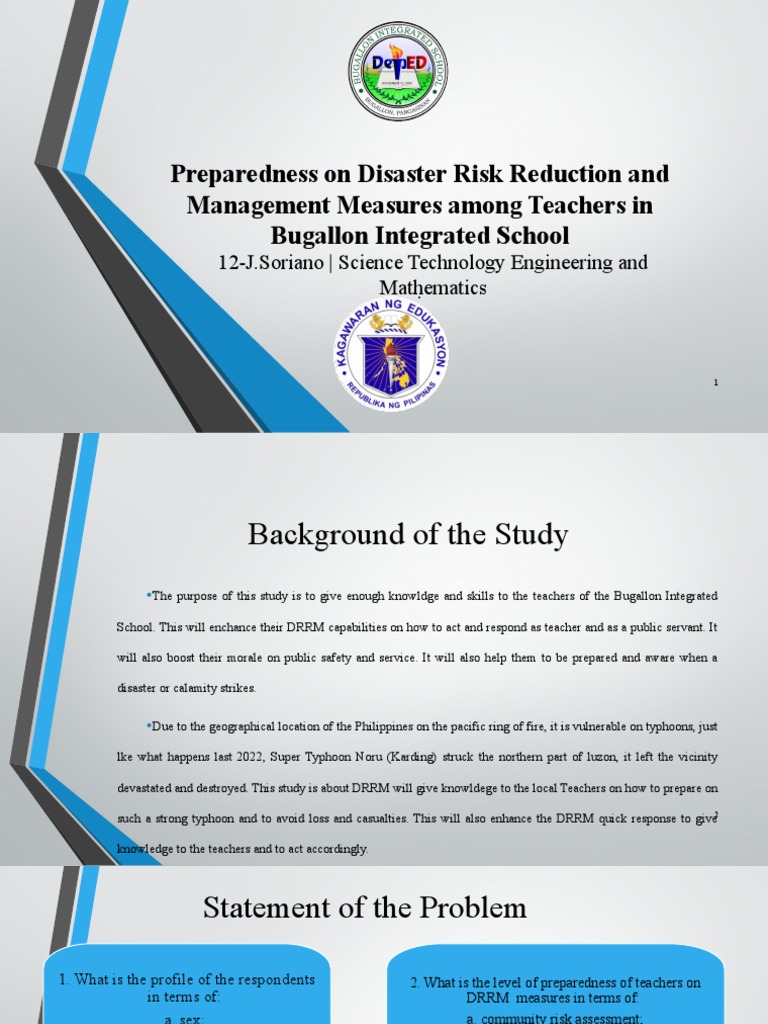 Pre Final Defense Template O5 | PDF | Emergency Management | Sampling (Statistics)