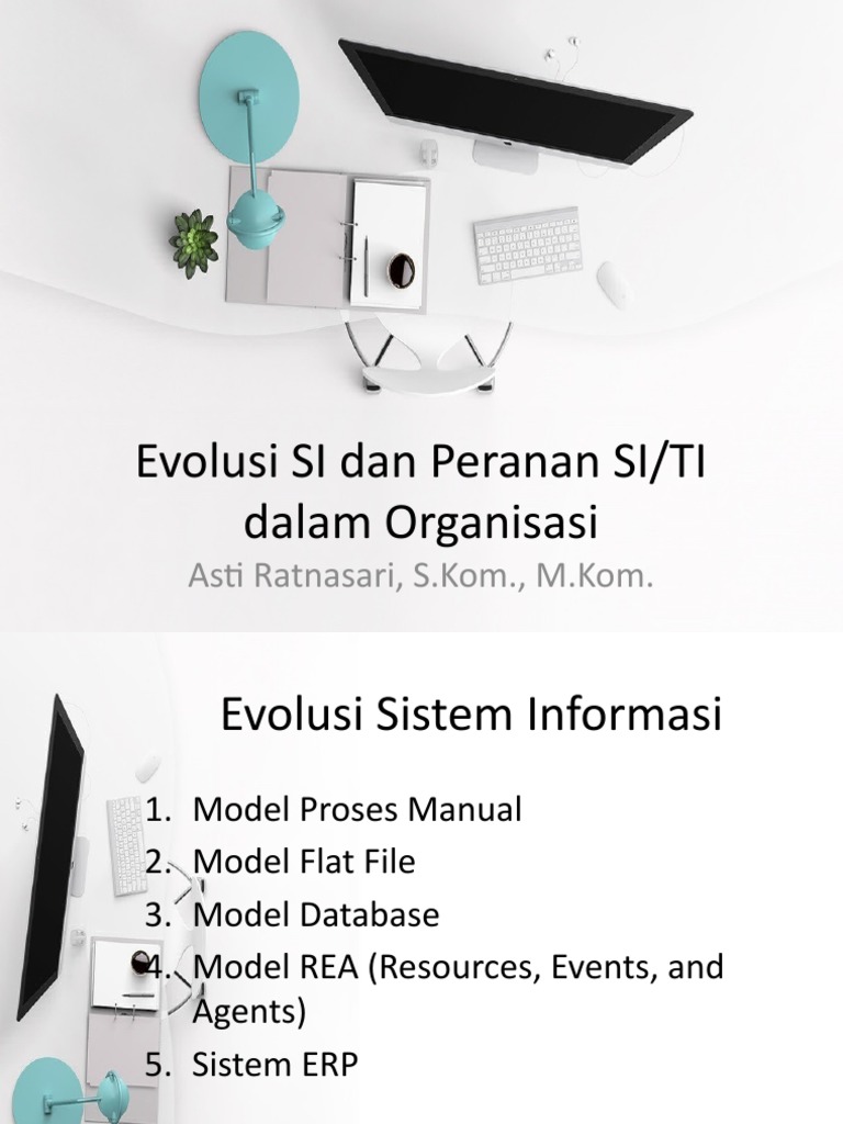Materi Pertemuan 2 Evolusi Dan Peranan SI | PDF