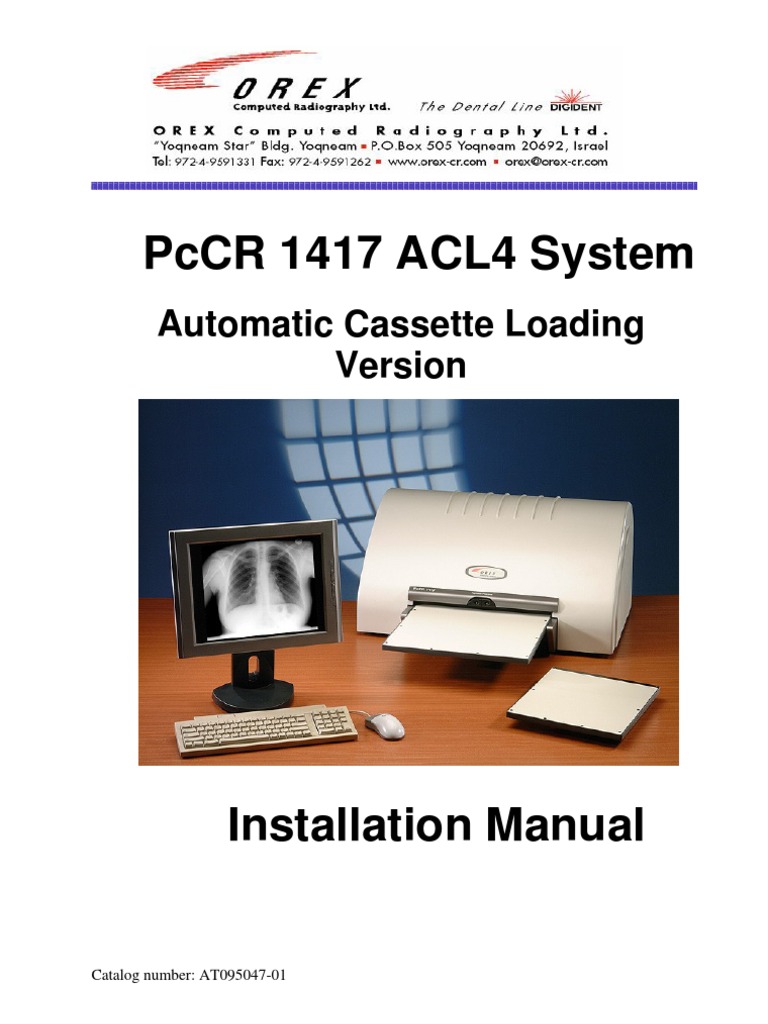 Orex ACL4 Installation Manual | PDF | Image Scanner | Installation (Computer Programs)