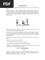 Test de Ruffier Dickson | PDF