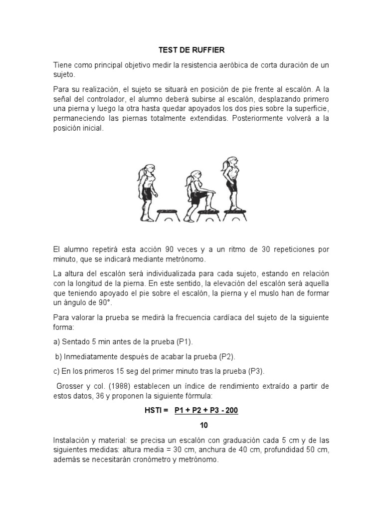 Test de Ruffier | PDF