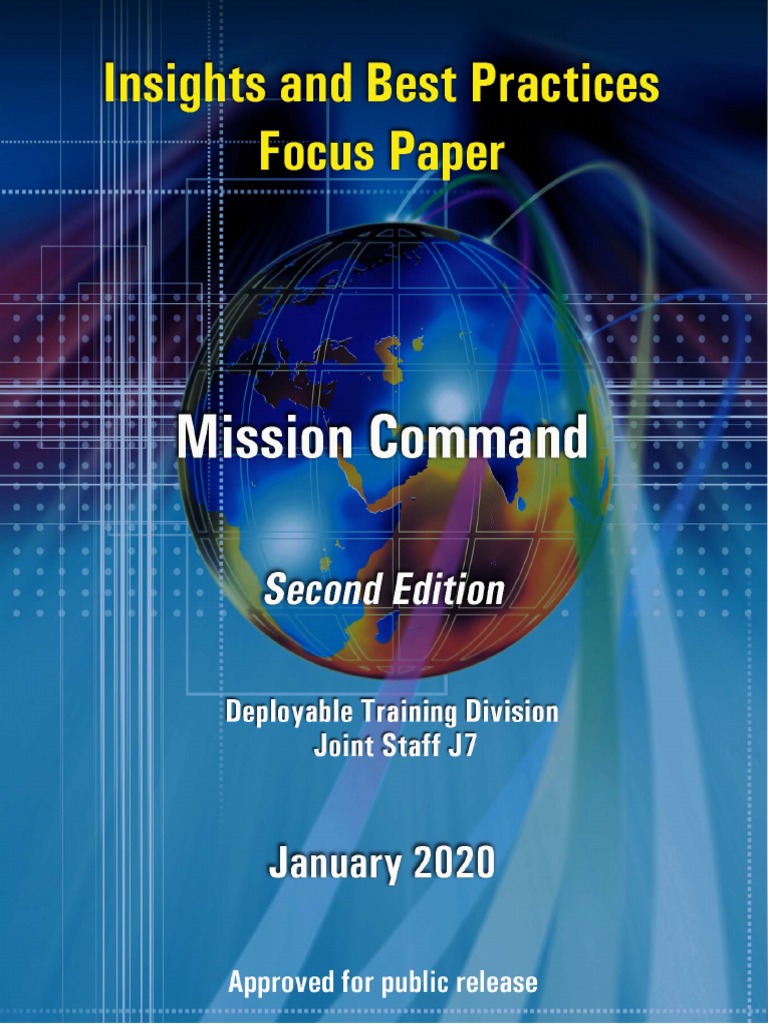 Insights and Best Practices Focus Paper - Mission Command | PDF | Leadership | Decision Making