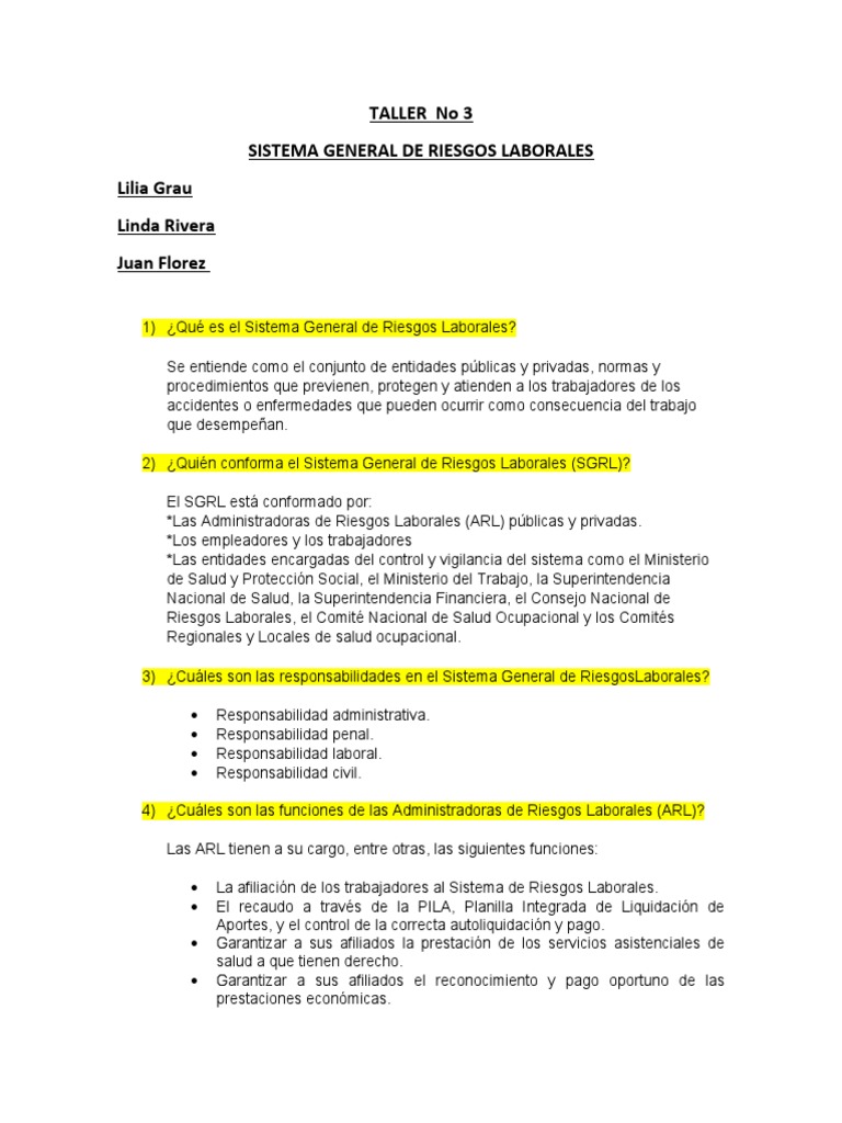 Taller 3 Electiva | PDF | Pensión | Derecho laboral