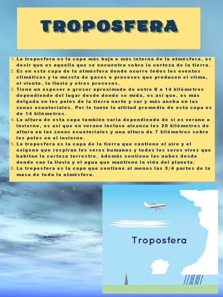 Capas de La Atmosfera | PDF | Atmósfera | Ionosfera